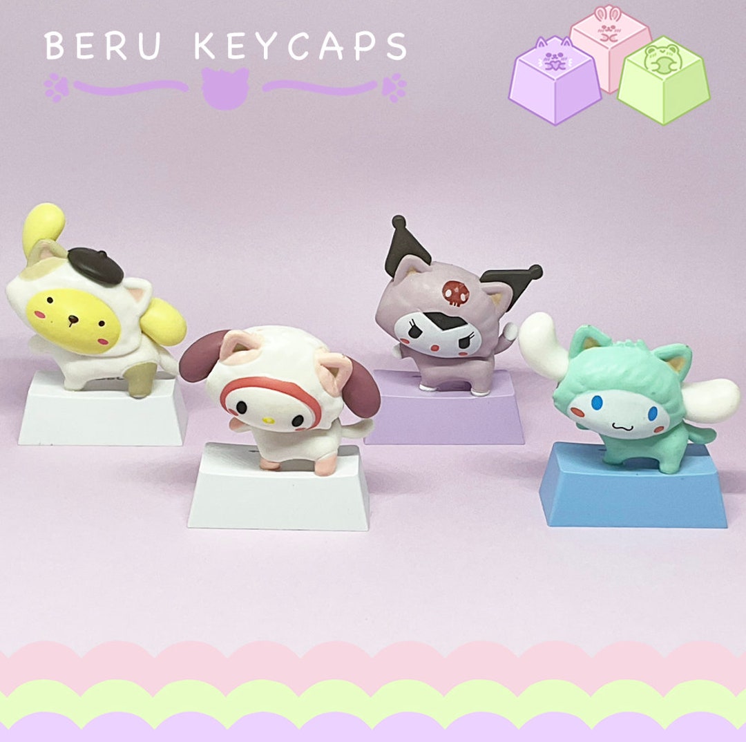 Custom Artisan Sanrio Backspace Keycaps for Mechanical Keyboard Cute ...