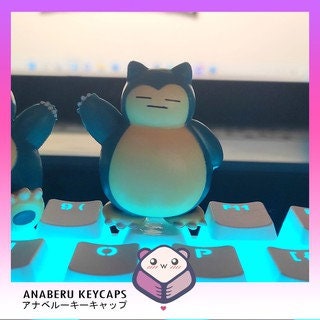 Custom Artisan Pokemon Snorlax Keycaps for Mechanical and Gaming ...