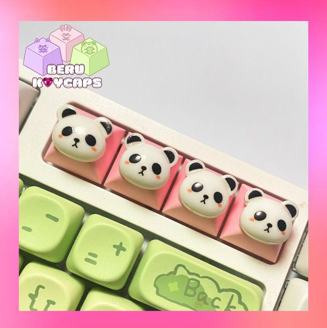 Panda Keycaps for Mechanical and Membrane Keyboard - Etsy
