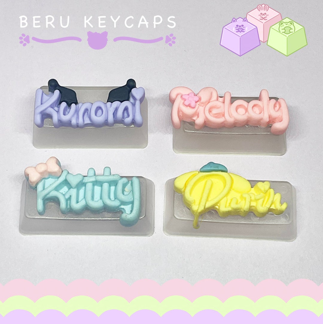 Custom Artisan Kuromi Melody Hellokitty Pompompurin Backspace Resin ...