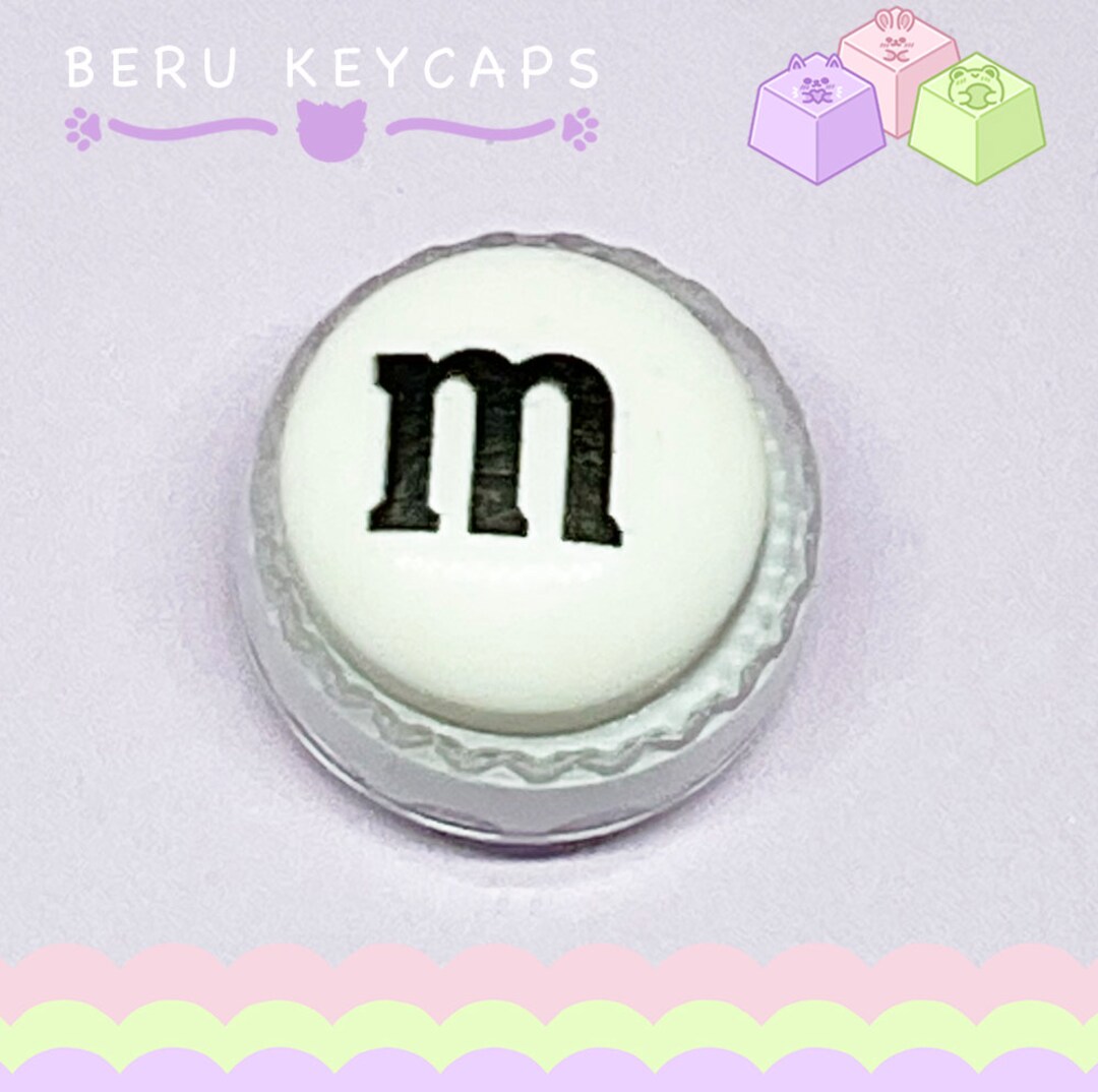 Custom Artisan Mms Keycaps for Mechanical Keyboard Cute Keycap Mms ...