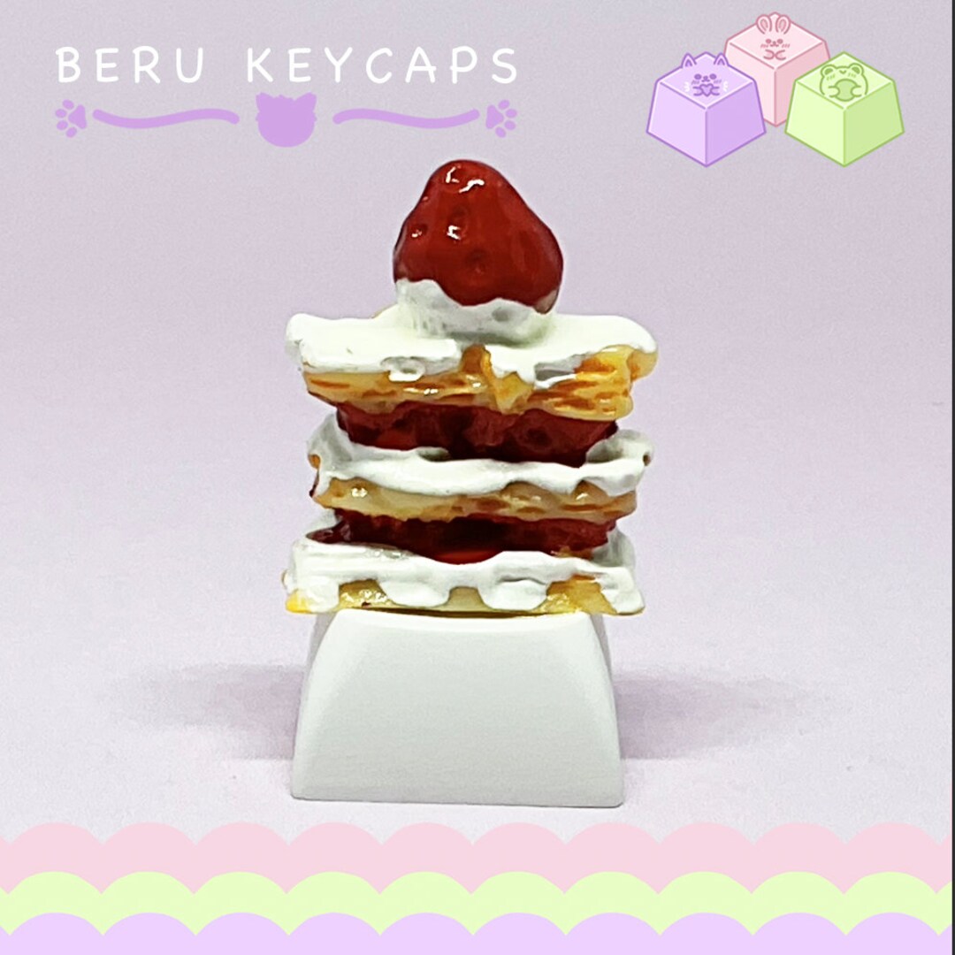 Custom Artisan Cupcake Keycaps for Mechanical Keyboard Cute Keycap ...