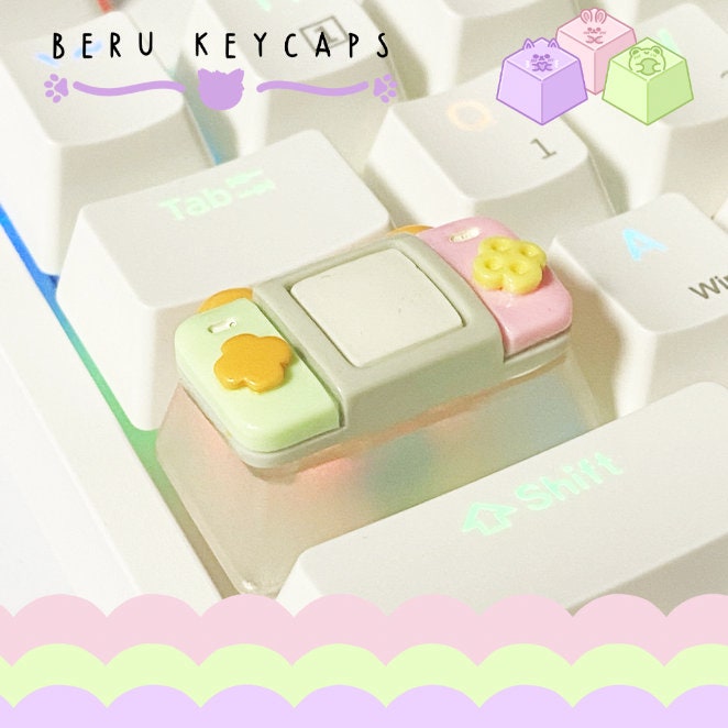 Custom Artisan Switch Keycaps for Mechanical Keyboard Cute Keycap ...