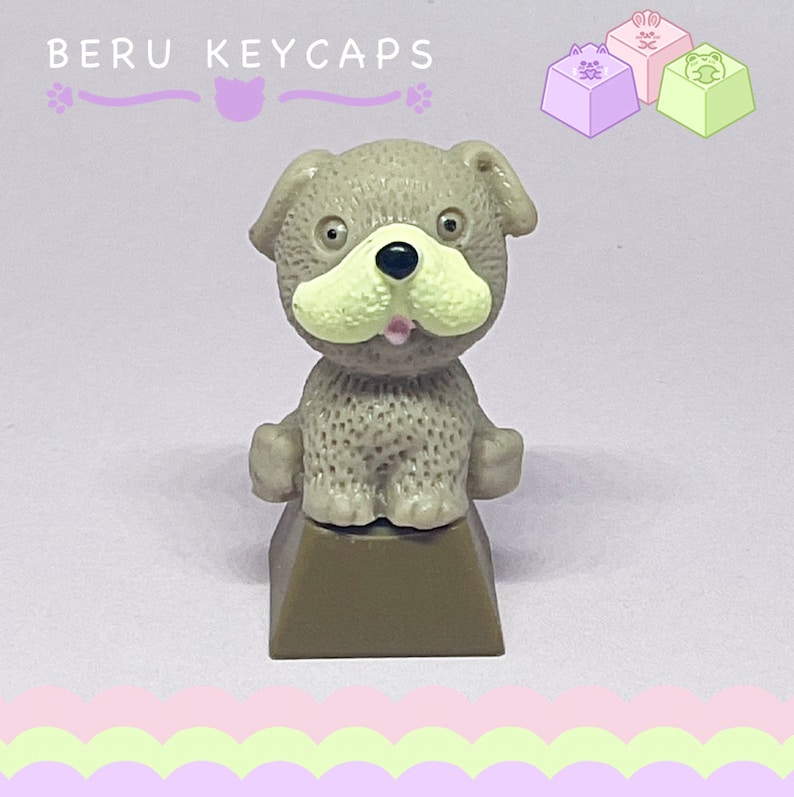Custom Artisan Dogs Resin Keycaps for Mechanical Keyboard Cute Keycap ...