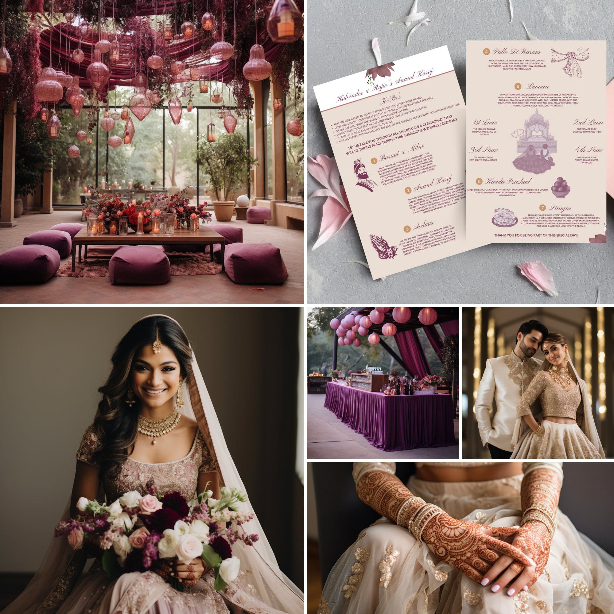 Tamil Wedding Ceremony Guide Bengali Wedding Program Hindu Editable ...