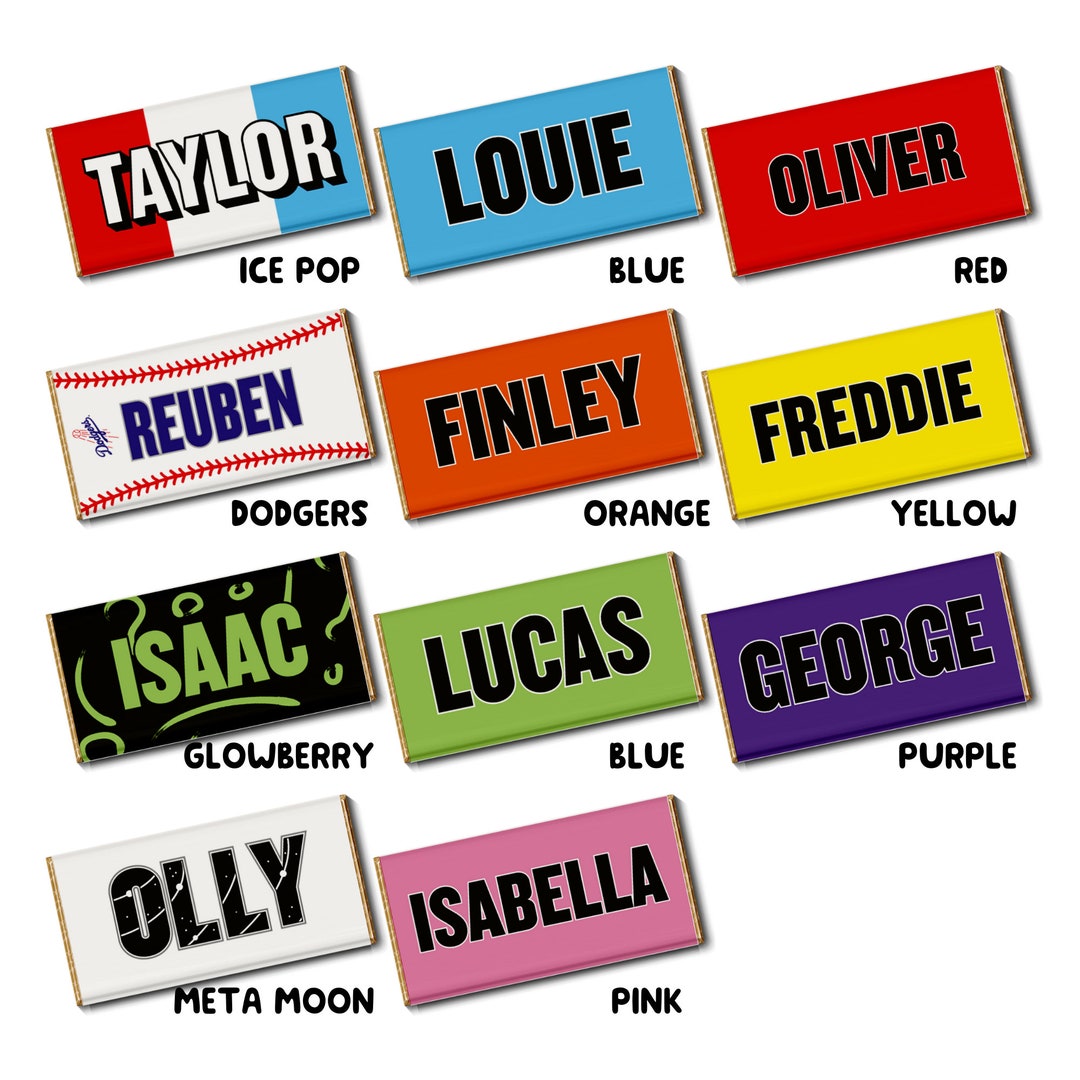 Prime Inspired Chocolate Bar With Personalised Wrapper Chocolate Gift ...