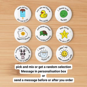 10+ Positive Mini Badges - Perfect for Office, Team & Staff ...