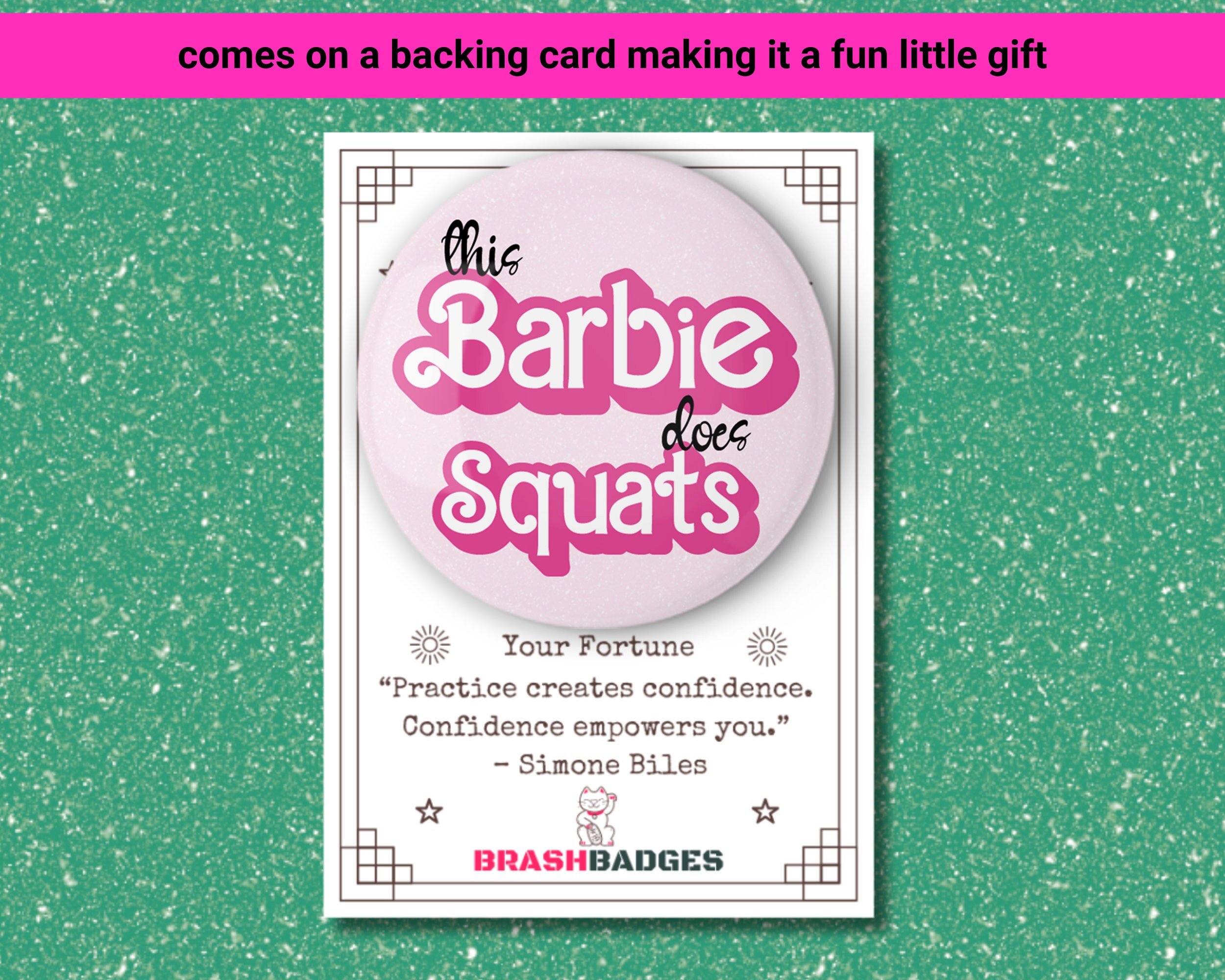 Sport and Fitness Barbie Inspired Badges Great Gift for - Etsy UK