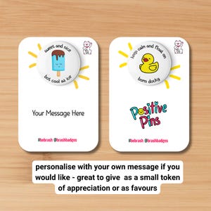 10+ Positive Mini Badges - Perfect for Office, Team & Staff ...