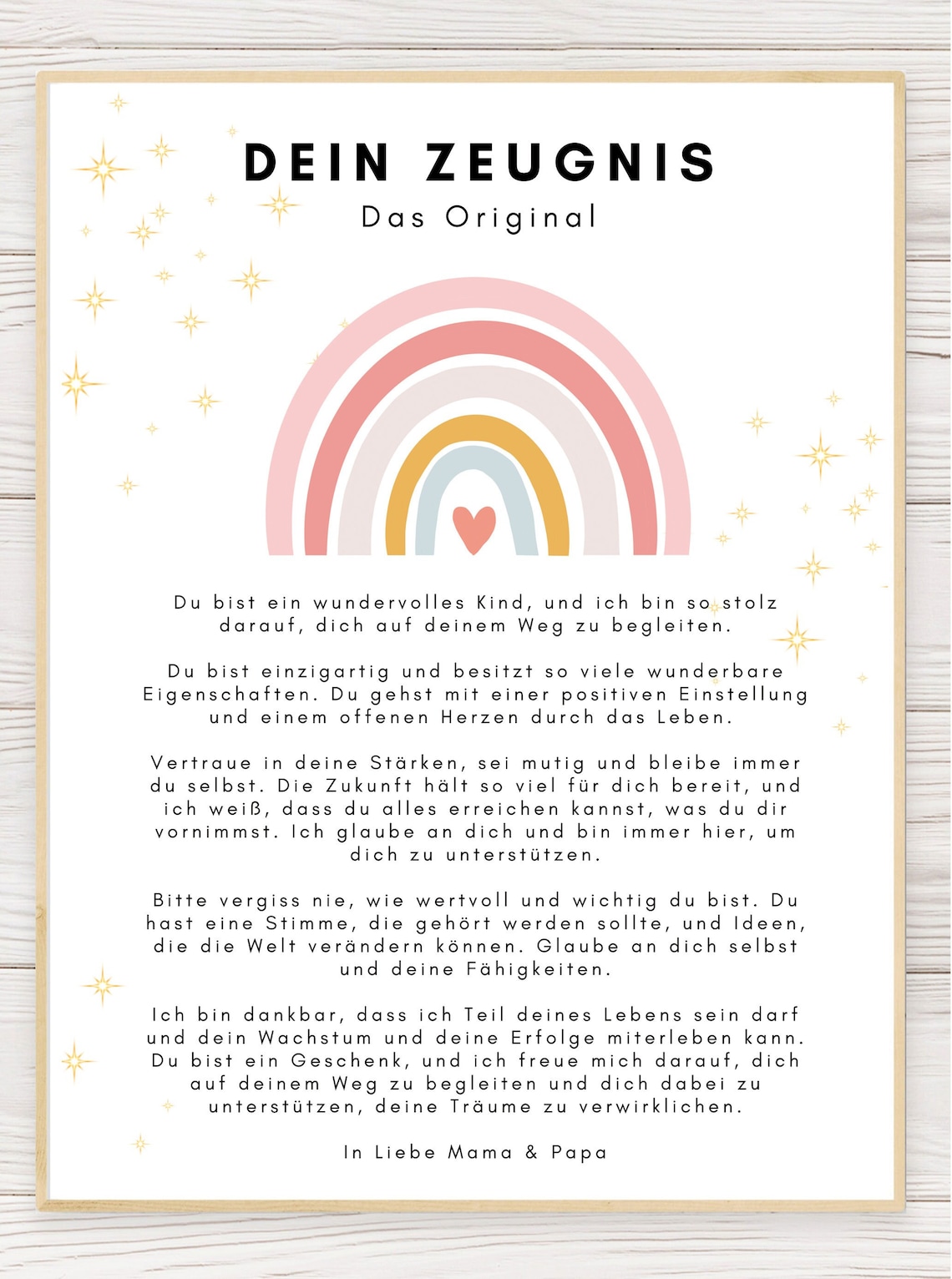 Das wahre Zeugnis für Kinder - zum Zeugnis Motivation - PDF Download ...