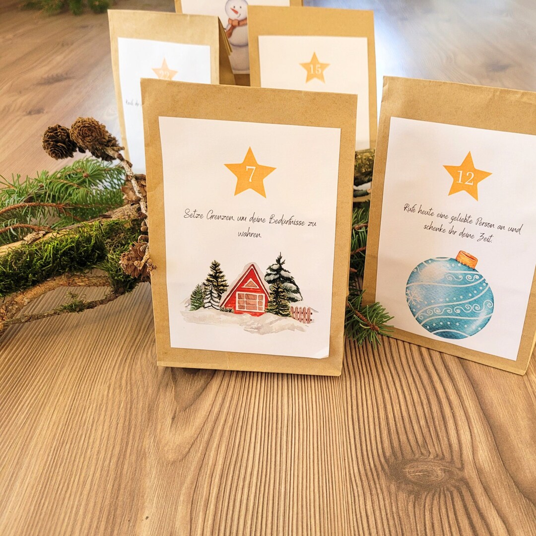 DIY Advent Calendar to Print Digital File Instant Download After ...