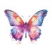 Butterfly Clipart PNG Watercolor Butterflies Digital Download Printable ...