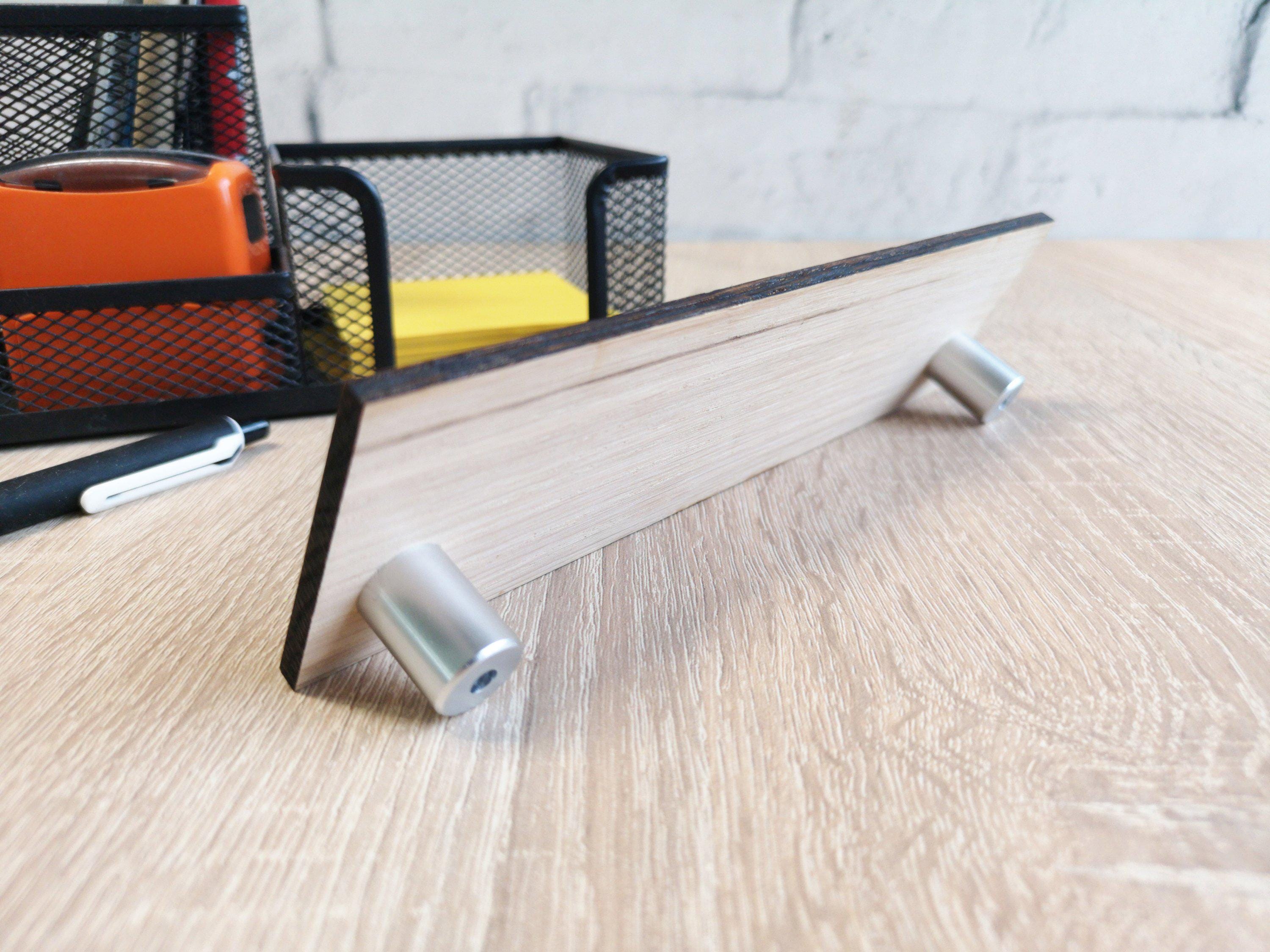 Solid Wood Desk Name Plate Custom Engraved, Personalized Desk Sign ...