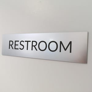 9 X 2" (225x50 Mm) Custom Engraved Wall Name Plate, Personalized Door ...