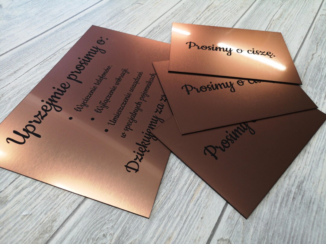 Engraved Wall Sign, Custom Engraved Plate, Personalized Door Sign ...