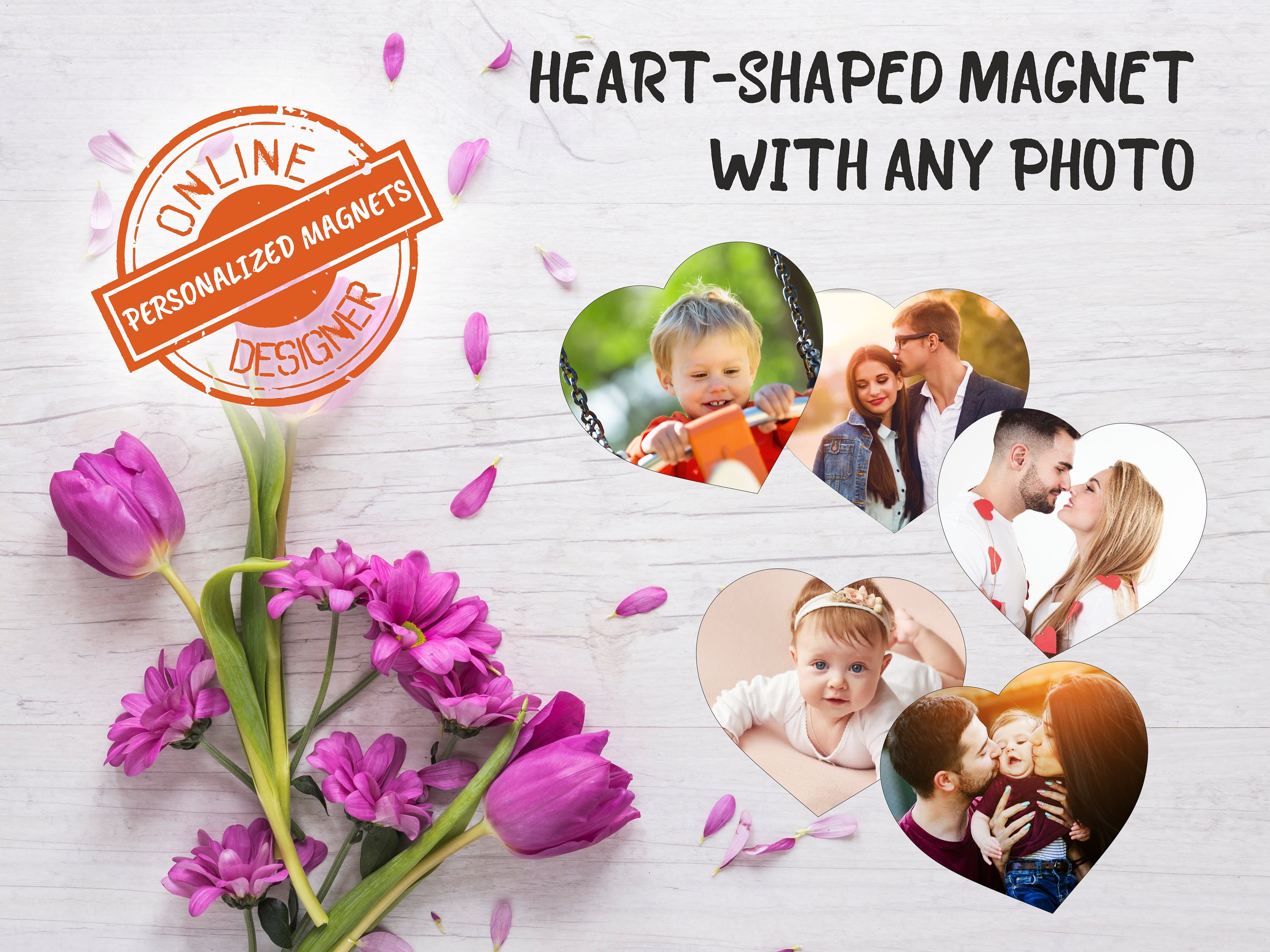 Personalized Photo Magnet With Any Photo Custom Fridge Magnets ...