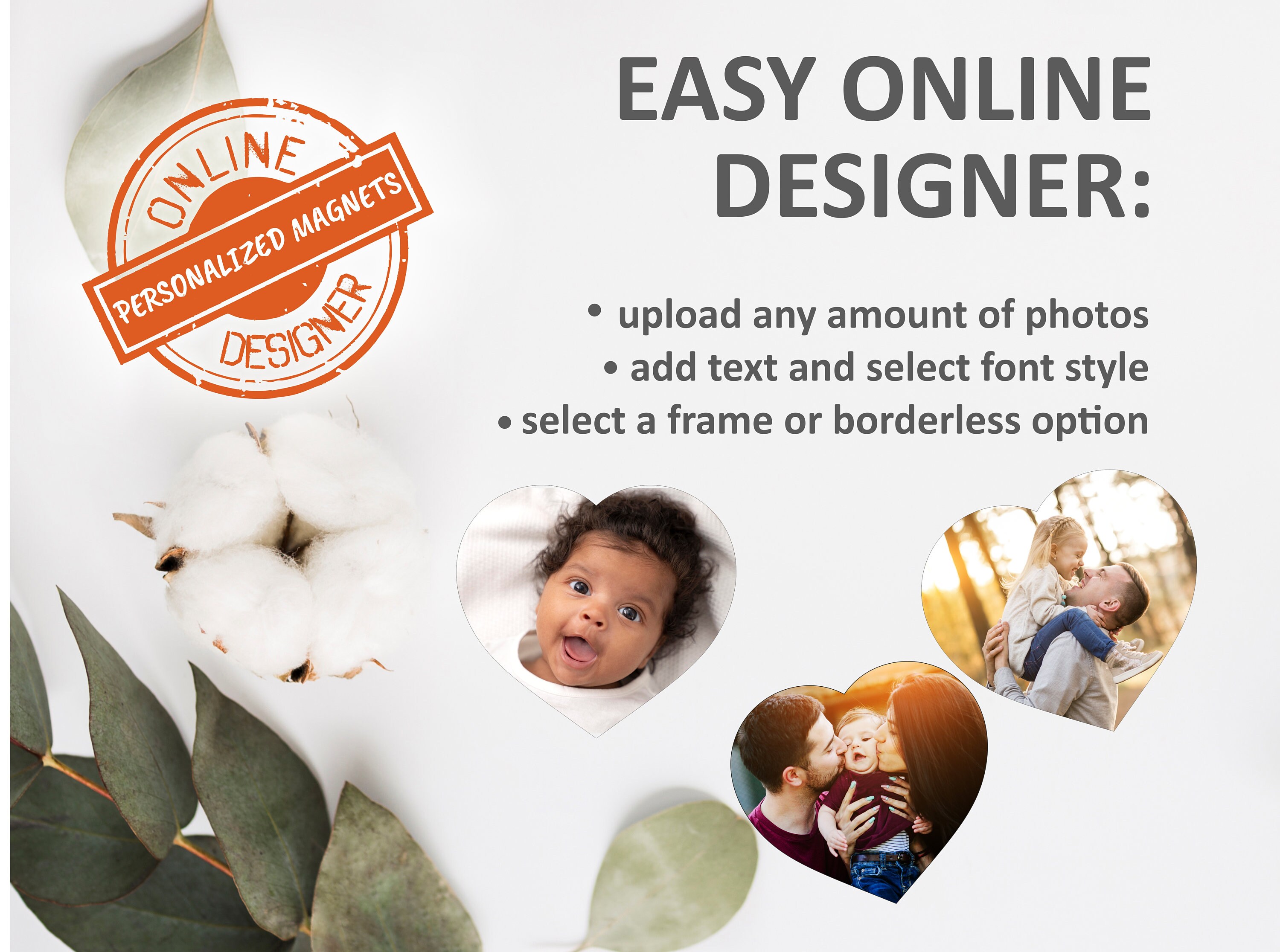 Personalized Photo Magnet With Any Photo Custom Fridge Magnets ...