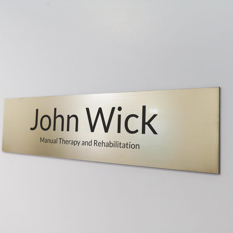 Wall Name Plate - Etsy