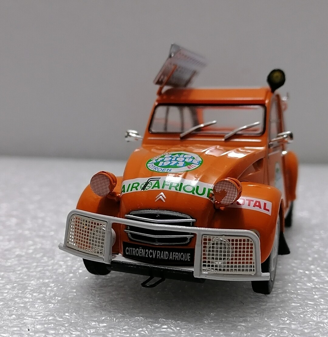 Vintage CITROEN 2CV 6 Raid Afrique 1973 Rare Diecast Model in Perfect 1 ...