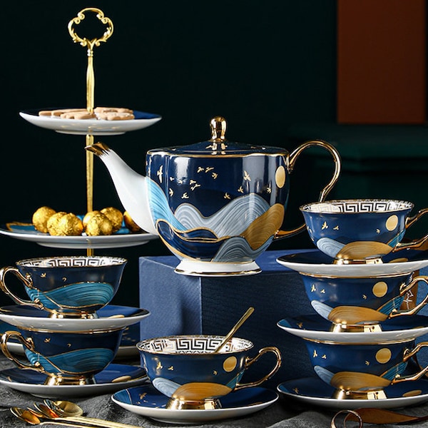 Elegant Tea Set - Etsy