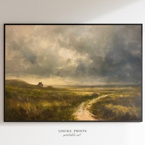Landscape Art Print | Printable Painting | Digital Download ...