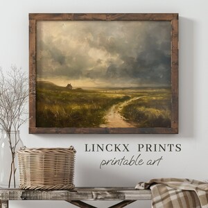 Landscape Art Print | Printable Painting | Digital Download ...