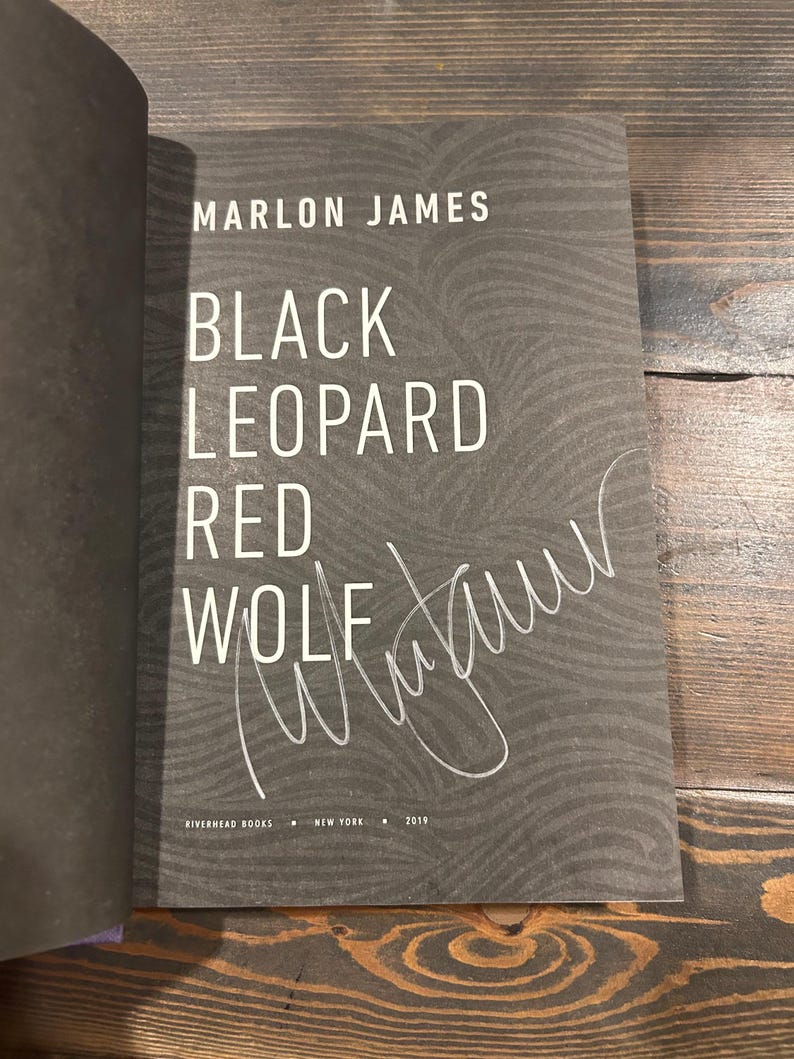 Marlon James - Black Leopard Red Wolf (signed) - Etsy