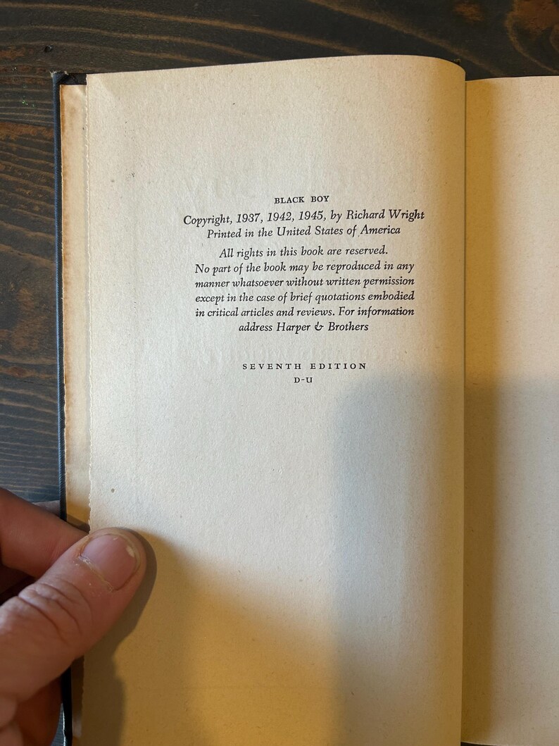 Richard Wright - Black Boy - Etsy