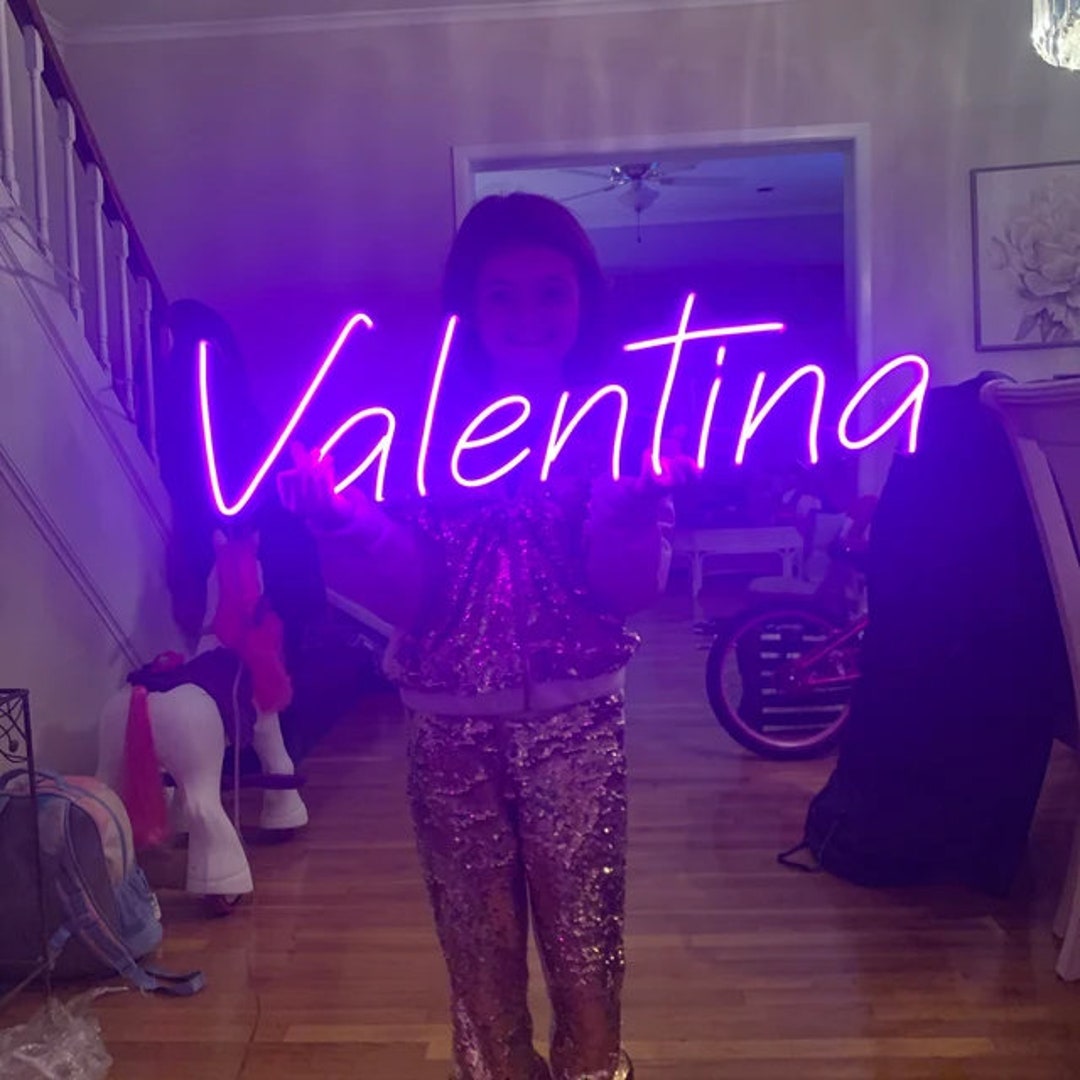 Custom Neon Sign Name Neon Signs Aesthetic LED Neon Sign Wedding Neon ...