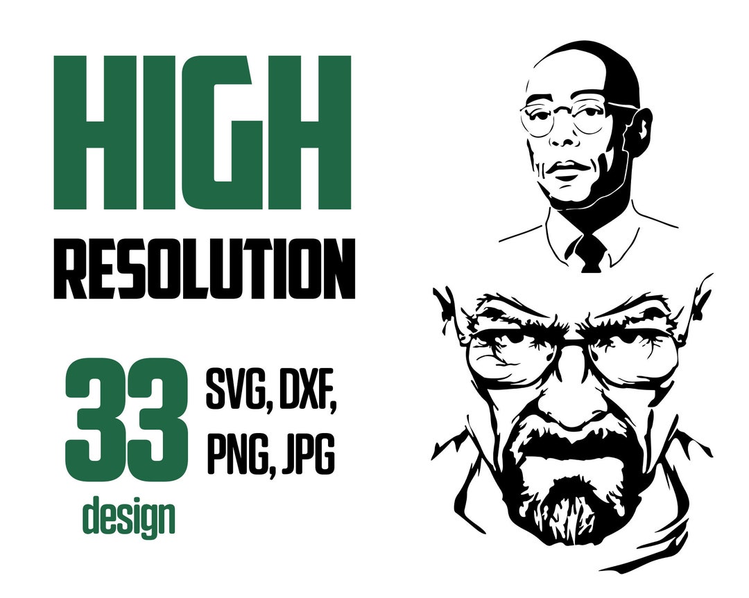 Breaking Bad SVG, 33 Clipart Bundle, Breaking Bad Clipart, Walter White ...