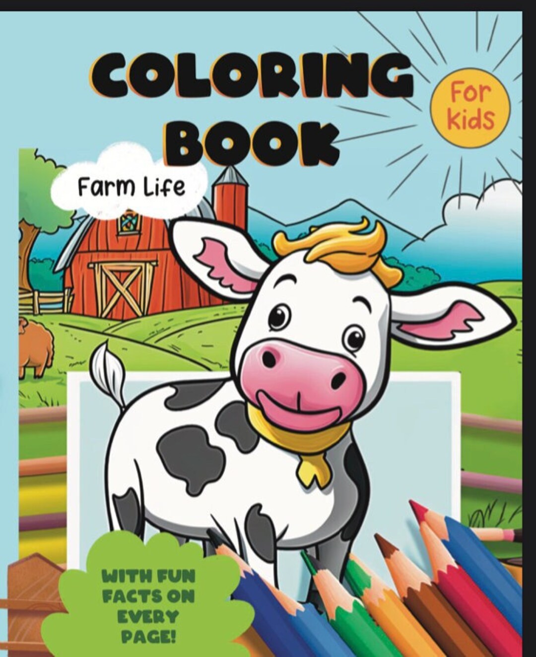 Farmyard Adventures: A Coloring Book of Educational Fun - Etsy