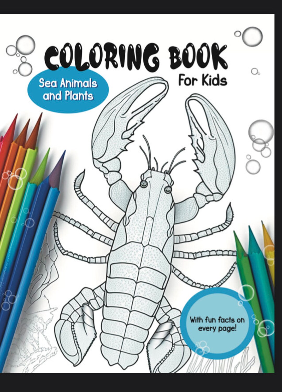 Under the Sea Adventures: A Coloring Book of Fun Facts for Kids - Etsy