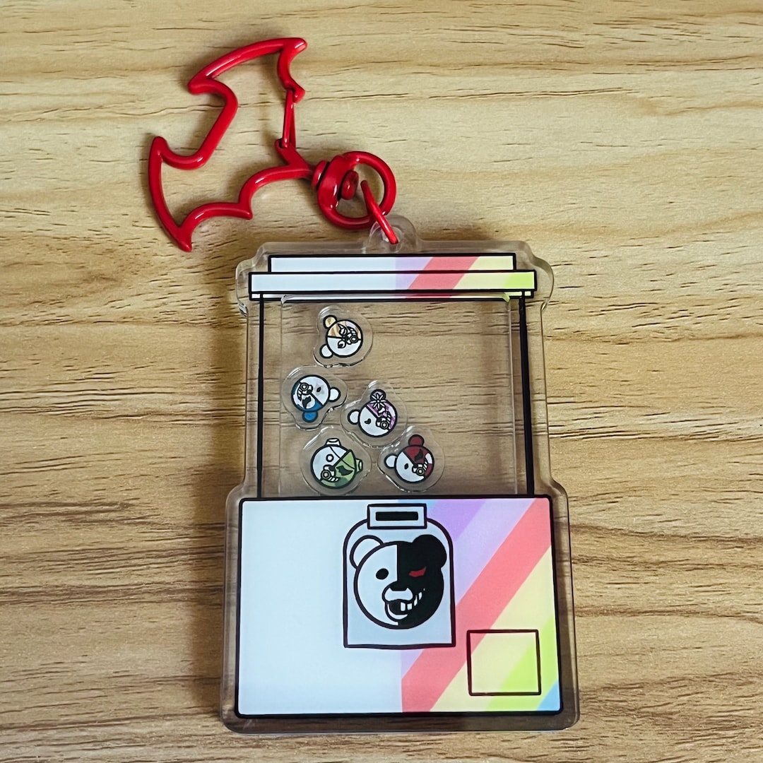 Danganronpa Inspired Mono-mono Machine Monokubs Shaker Charm - Etsy