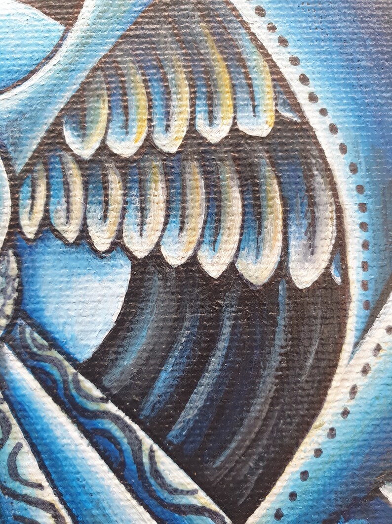 Owls Totem Animal Painting, Visionary Spirit Animal Art, Pagan Wiccan ...