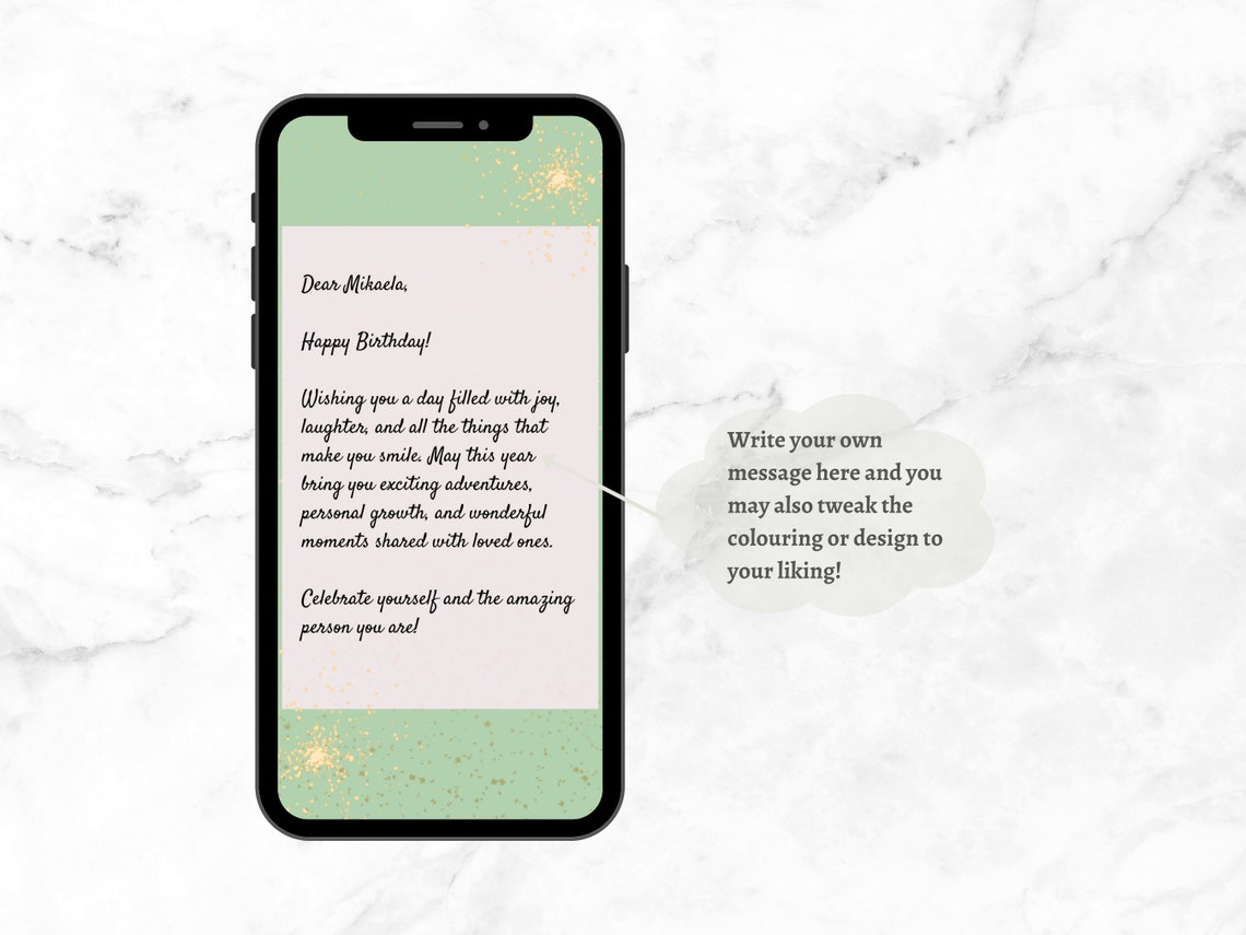 Electronic Birthday Card. Animated E Card. Birthday E Card. Greeting E ...