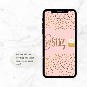 Electronic Birthday Card. Animated E Card. Birthday E Card. Greeting E ...
