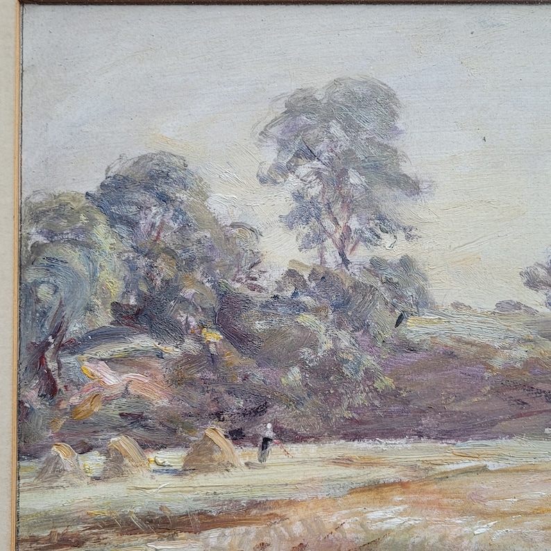 Beautiful Antique Oil on Canvas Painting 'by the Water of Leith Near ...