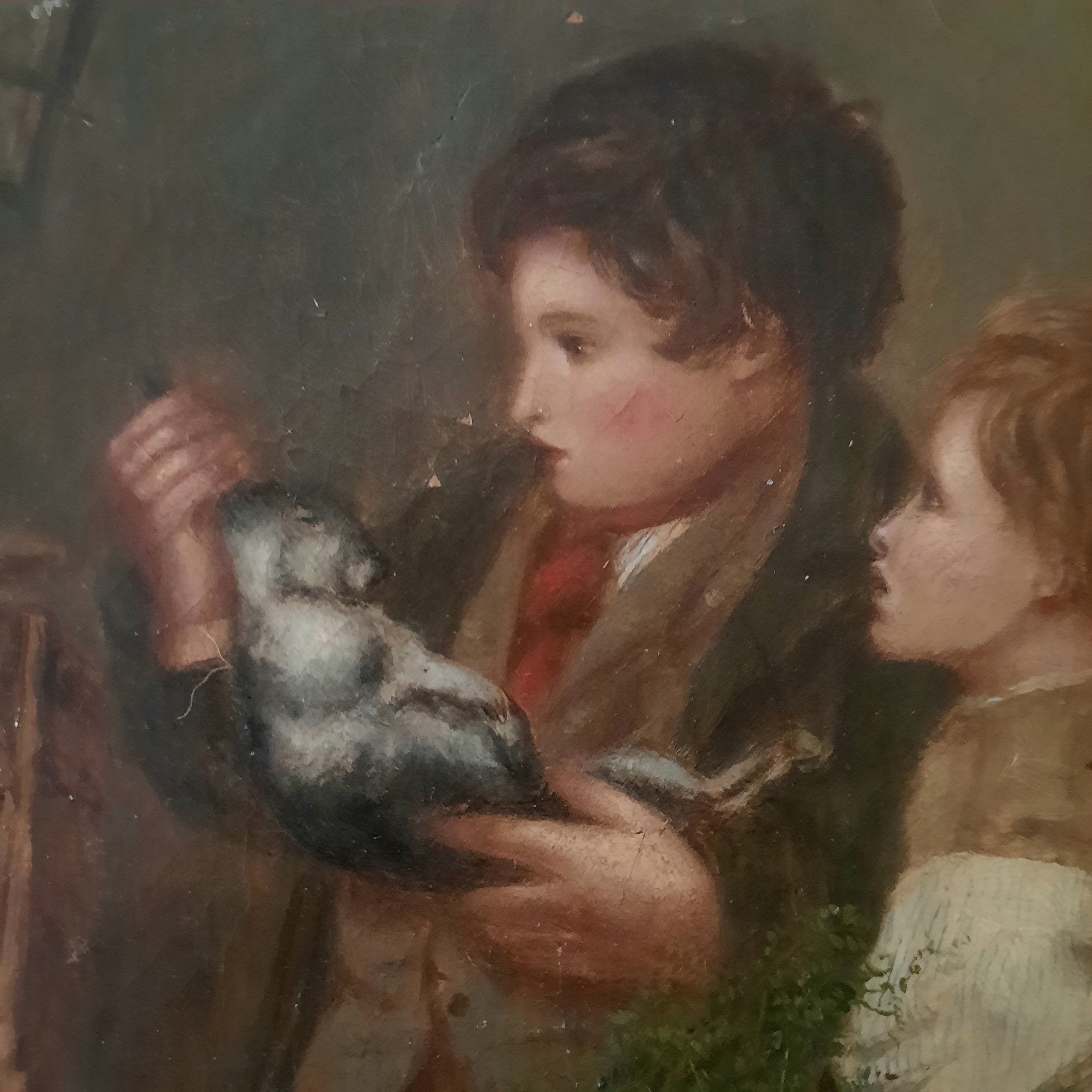 Very Nice Antique Oil on Canvas Painting by British Artist Edward ...