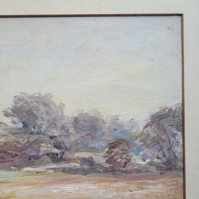 Beautiful Antique Oil on Canvas Painting 'by the Water of Leith Near ...