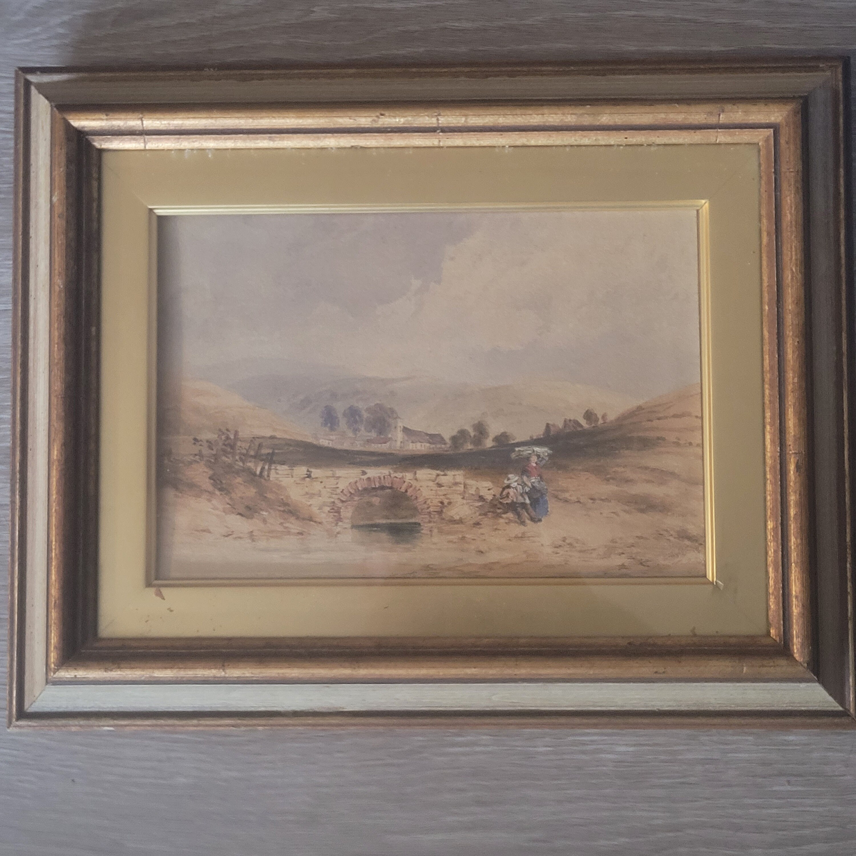 Beautiful Antique Watercolour on Paper Painting by British Artist ...