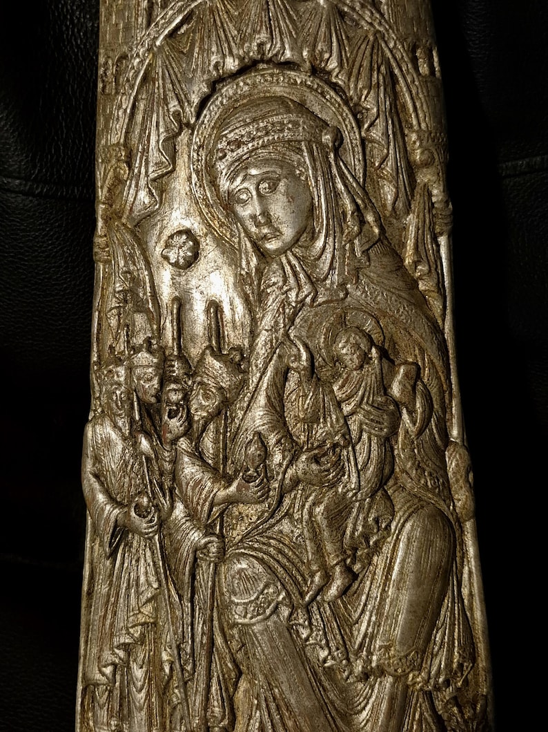 Nice Vintage 1960's Carved Wooden Exact Replica of 'the Adoration of ...