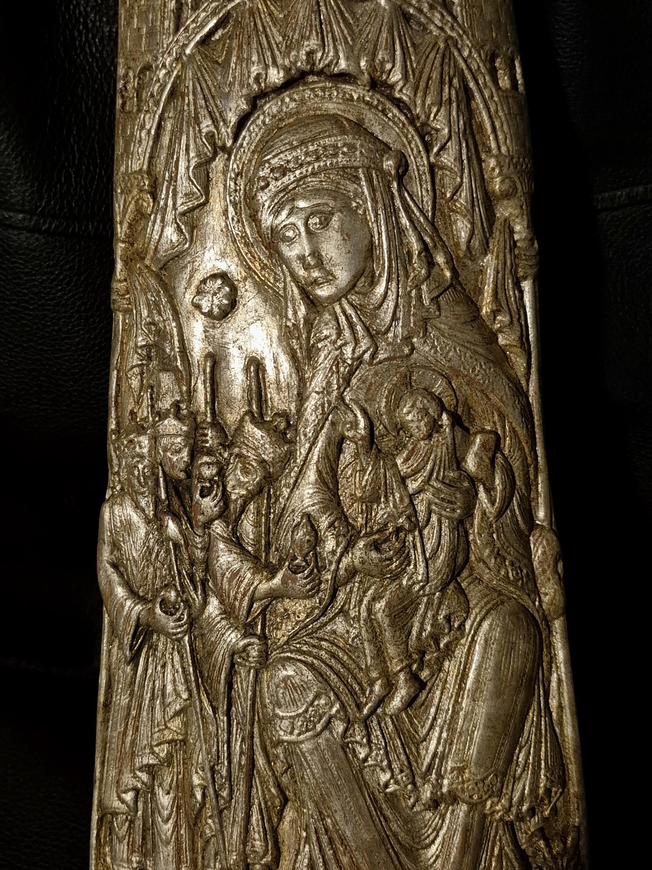 Nice Vintage 1960's Carved Wooden Exact Replica of 'the Adoration of ...