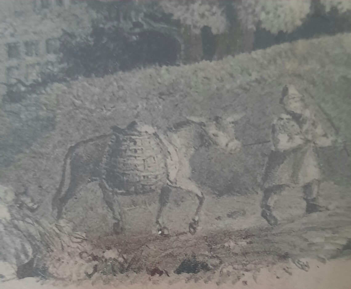 Very Nice Antique Graphite on Paper Drawing by British Artist Charles ...