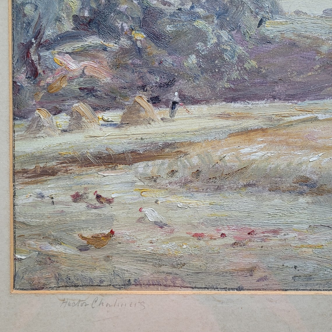 Beautiful Antique Oil on Canvas Painting 'by the Water of Leith Near ...