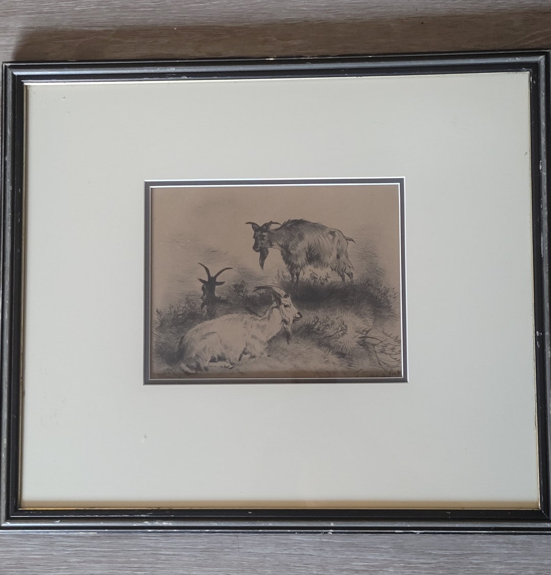 Beautiful Antique Etching on Paper by British Artist Thomas George ...