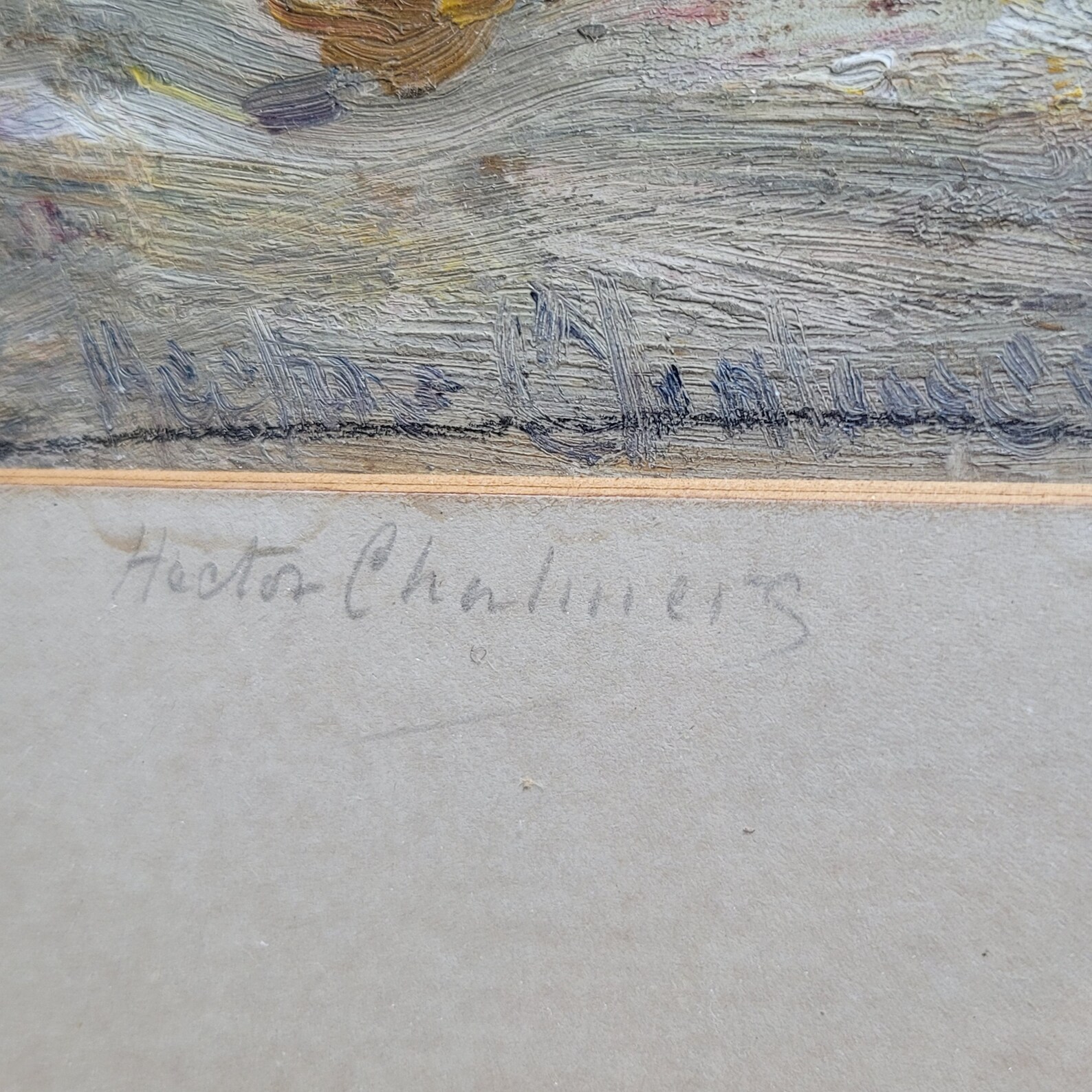 Beautiful Antique Oil on Canvas Painting 'by the Water of Leith Near ...