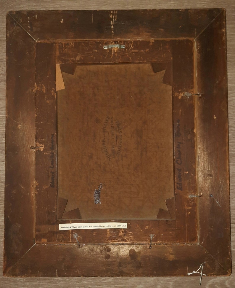 Very Nice Antique Oil on Canvas Painting by British Artist Edward Charles Barnes (1830-1883) - Etsy