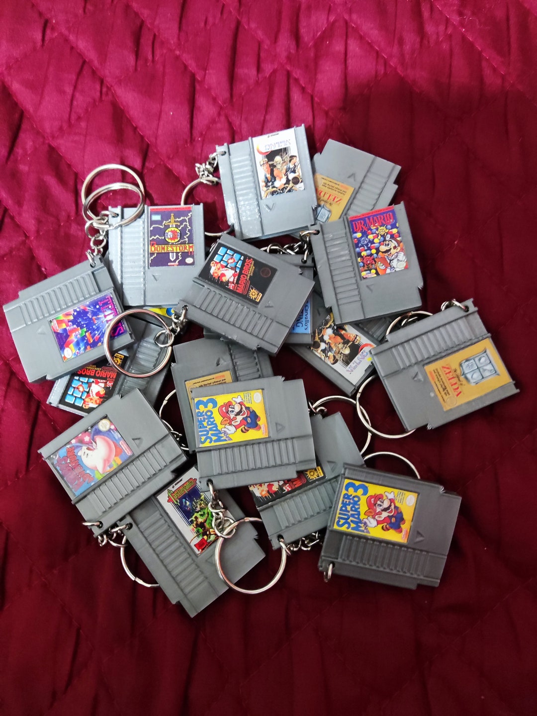 STL 3d (file) NES Keychains (NES Keychains) Stickers Included - Etsy