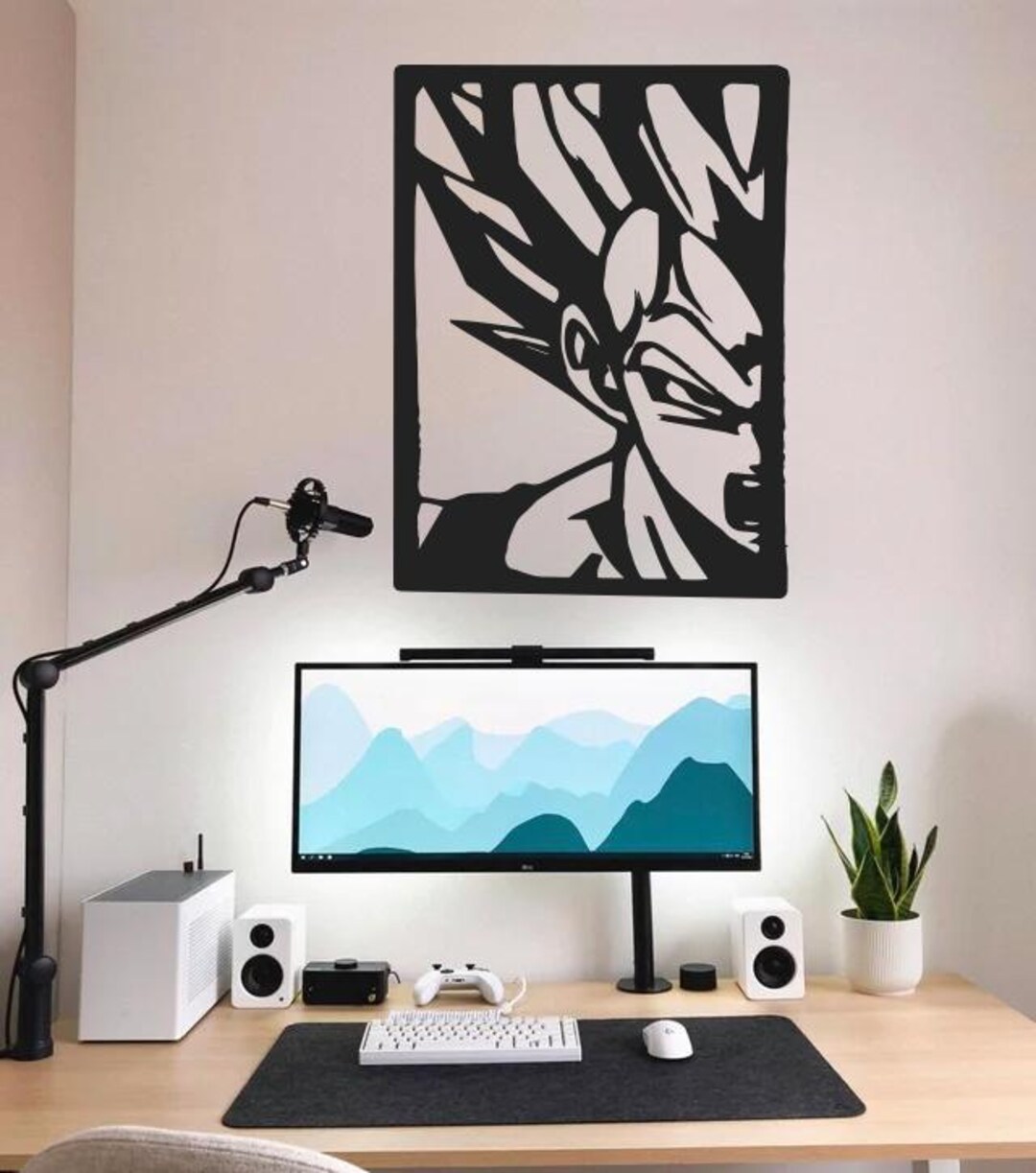 Vegeta 2d to Decorate - Etsy