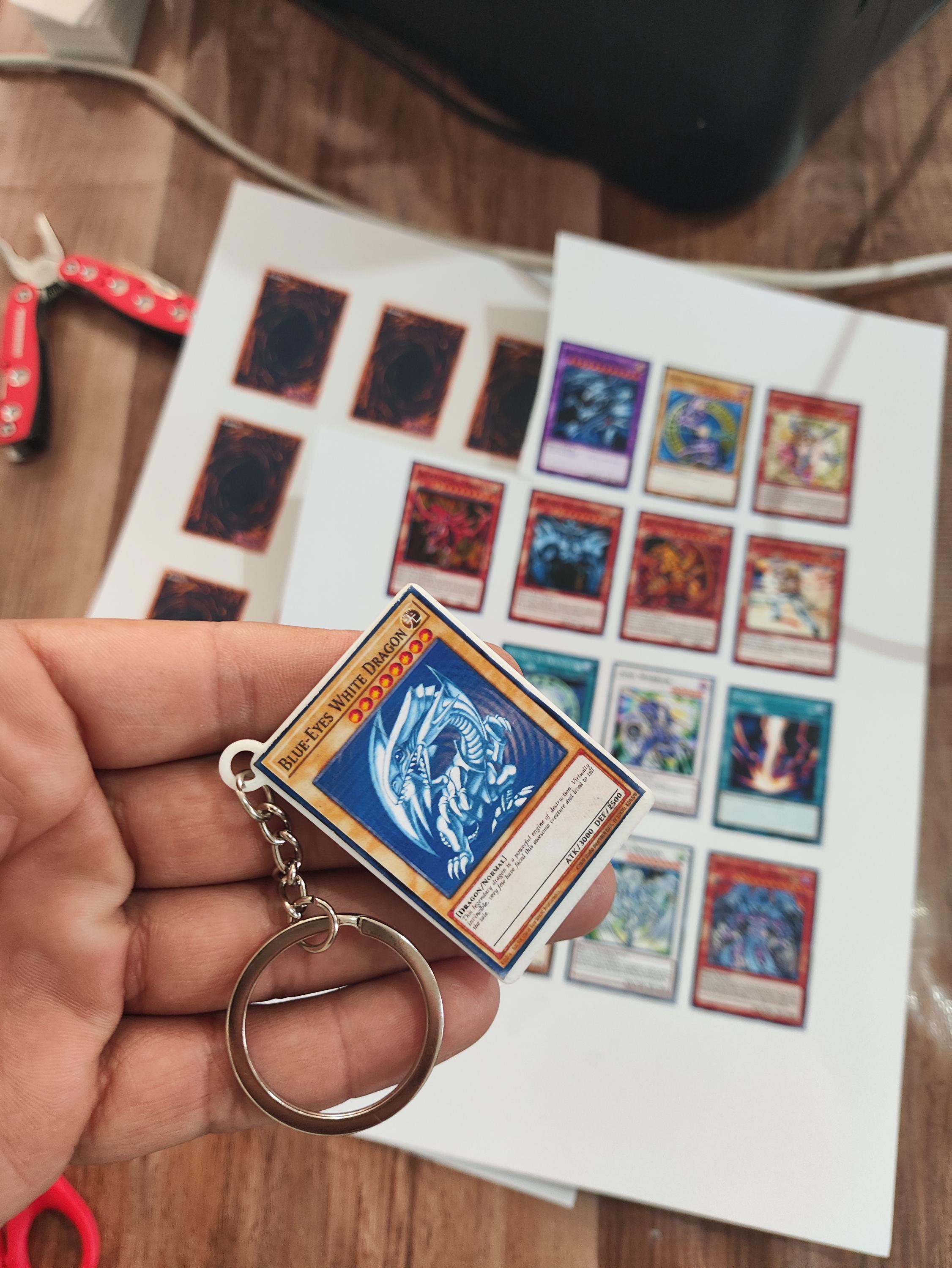 Yu-gi-oh Keychain STL Cards - Etsy